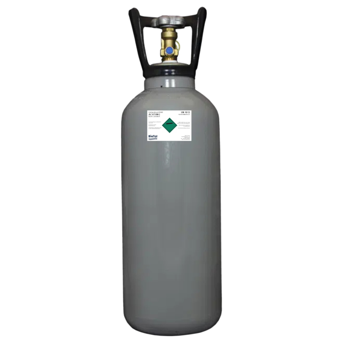 BieTal® CO2 Kohlensäure Stahl Flasche 6 kg E 290 TÜV