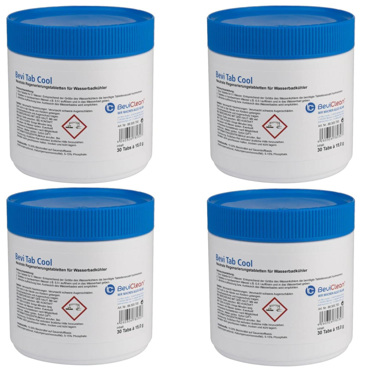 Bevi Tab Cool 120 Tabs Tabletten Wasserbad Eisbank Kühler