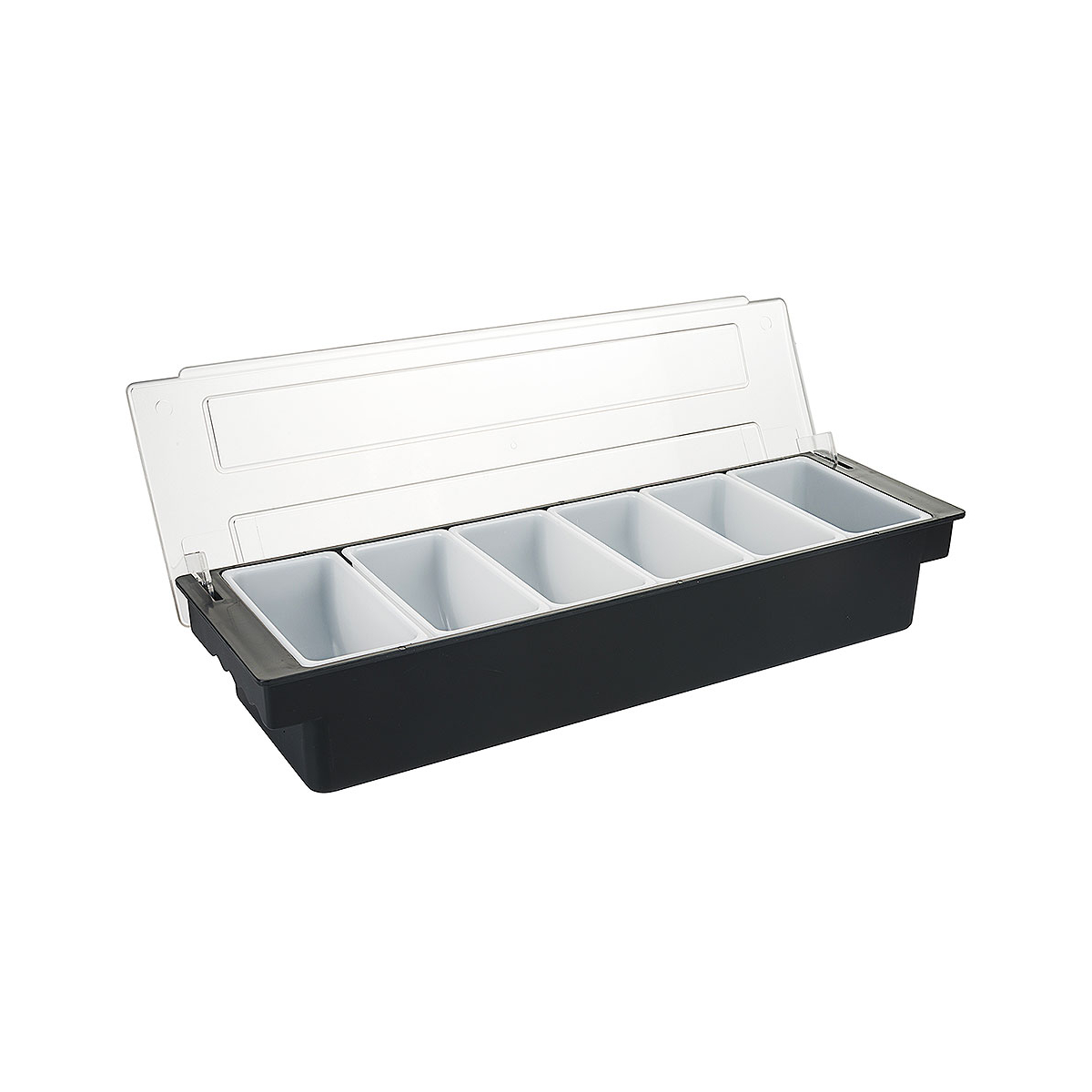 Barbehälter Zutatenbehälter Cocktailbehälter mit 6 Dosen Einsätzen 47